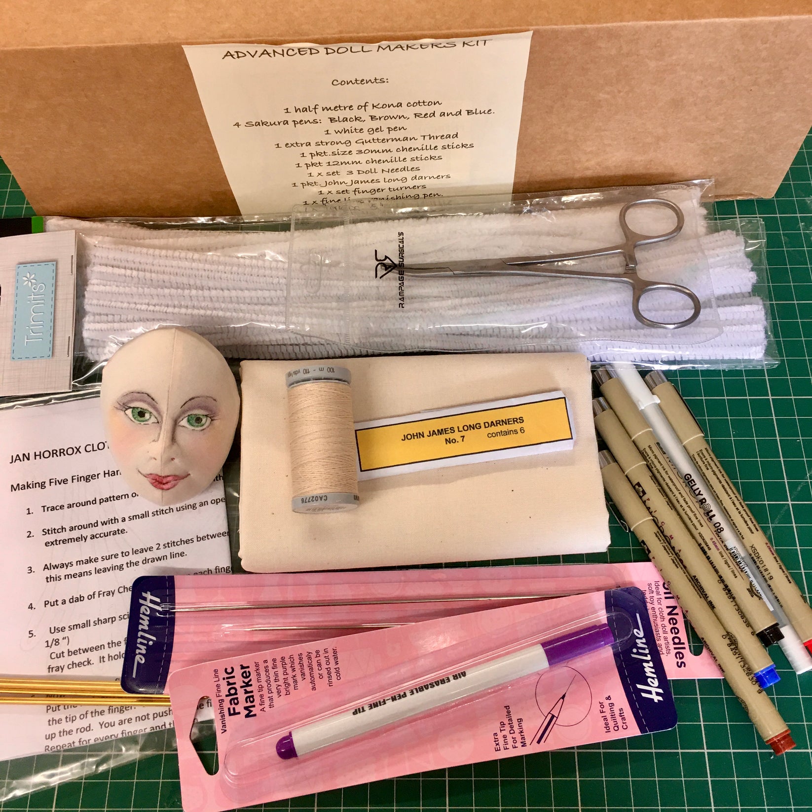 Advanced Doll makers Kit – Jan Horrox Cloth Doll and Textile Supplies